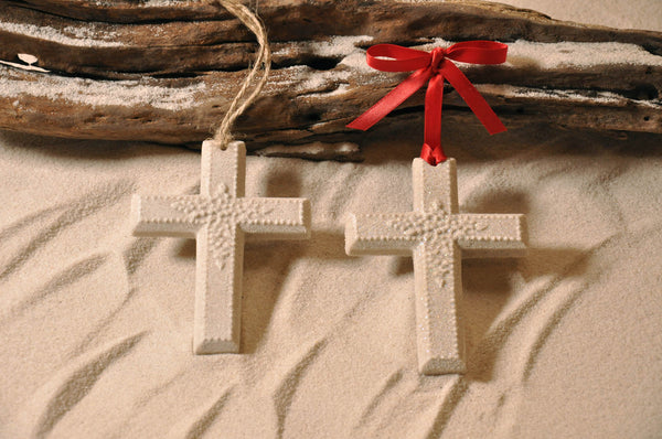 Cross Sand Ornament (#205) - The Sand Store - By Creative Artworks