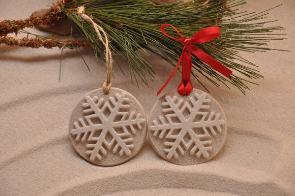 Snowflake Sand Ornament (#307) - The Sand Store - By Creative Artworks